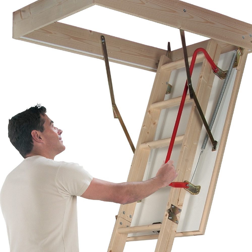Hideaway Timber Loft Ladder by Werner - Sterk Systems